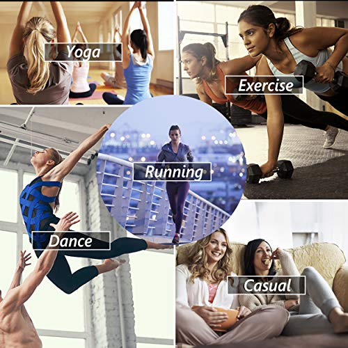 FELEMO Womens Tummy Control Athletic Yoga Pants for Women Plus Size Loose Fit Elastic High Waist Yoga Sweatpants Non See-Through Butt Lifting Pants Workout Pants Comfy Lounge Pants, Black XL