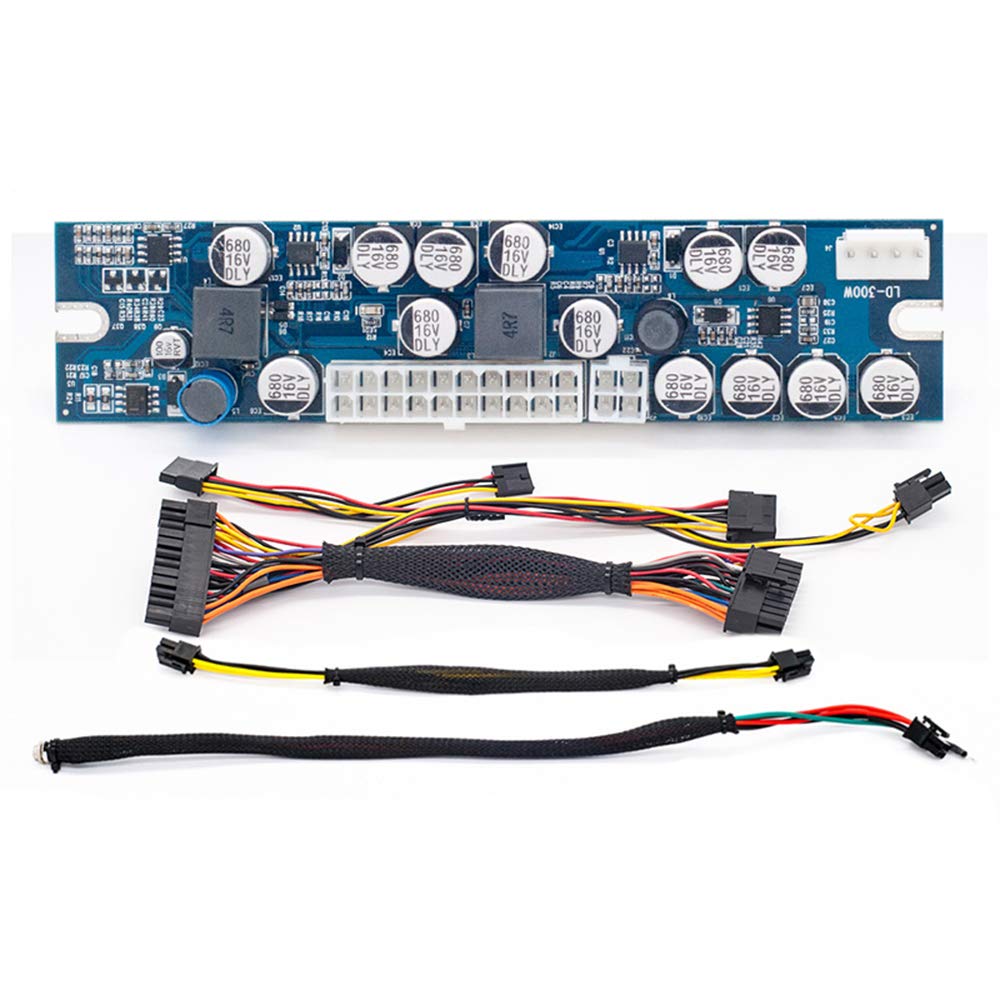 RGEEK 1106 DC to DC ATX PSU 12V 300W Pico ATX Switch PSU 24pin Mini ITX PC Power Supply for Computer