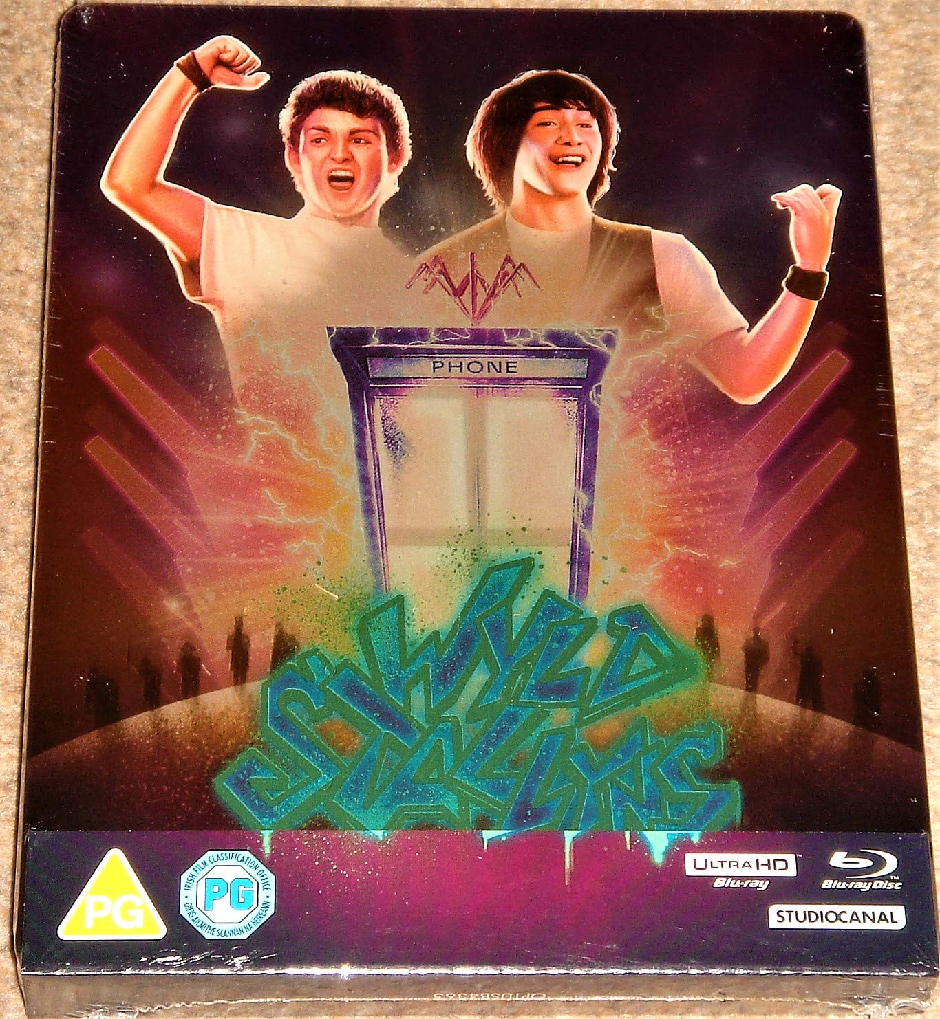 FALUBS Audio Broadcast BILL AND TED`s EXCELLENT ADVENTURE 4K UHD LIMITED EDITION STEELBOOK/IMPORT/INCLUDES BLU RAY…