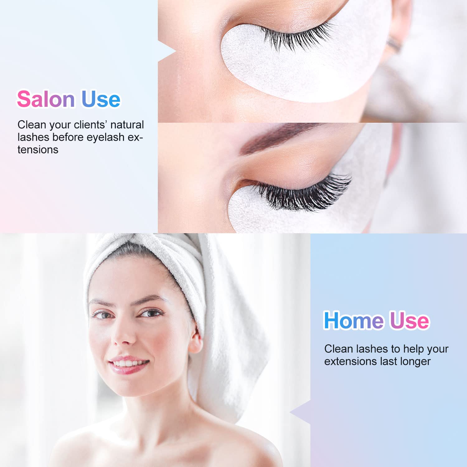 AuReve Lash Shampoo Concentrate 80ml Prolong Lash Cleanser Concentrate Foam Eyelash Extension Cleanser, Lash Concentrate for Lash Extensions Lash Cleaner Kit (Bubble Gum)