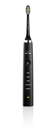 Philips Sonicare DiamondClean Sonic Electric Rechargeable Toothbrush, Black, HX9352/04