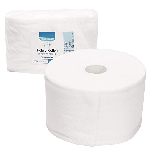Disposable Soft Face Towel, 30M Cotton Roll Cleansing Cotton Towel Makeup Remover Washcloth Cotton Wipes for Beauty Salon and Home Skin Care