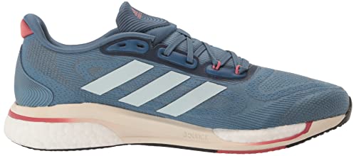 adidas Women's Supernova+ Running Shoe, Altered Blue/Almost Blue/Wonder Red, 9.5