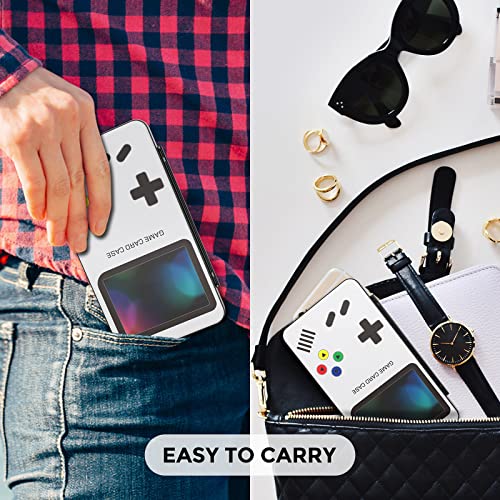 HEIYING Switch Game Card Case for Nintendo Switch / OLED / Lite,Customized Pattern Portable Travel Carry Case with 72 Game Card Slots and 24 Micro SD Cards Slots