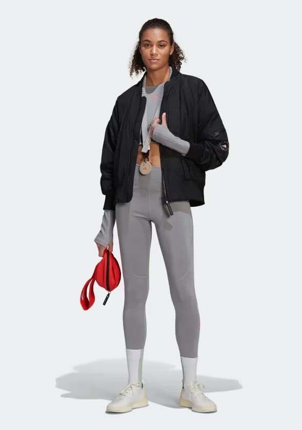 ADIDAS by Stella McCartney Women’S 7/8 Yoga Leggings, Light Onix, Medium