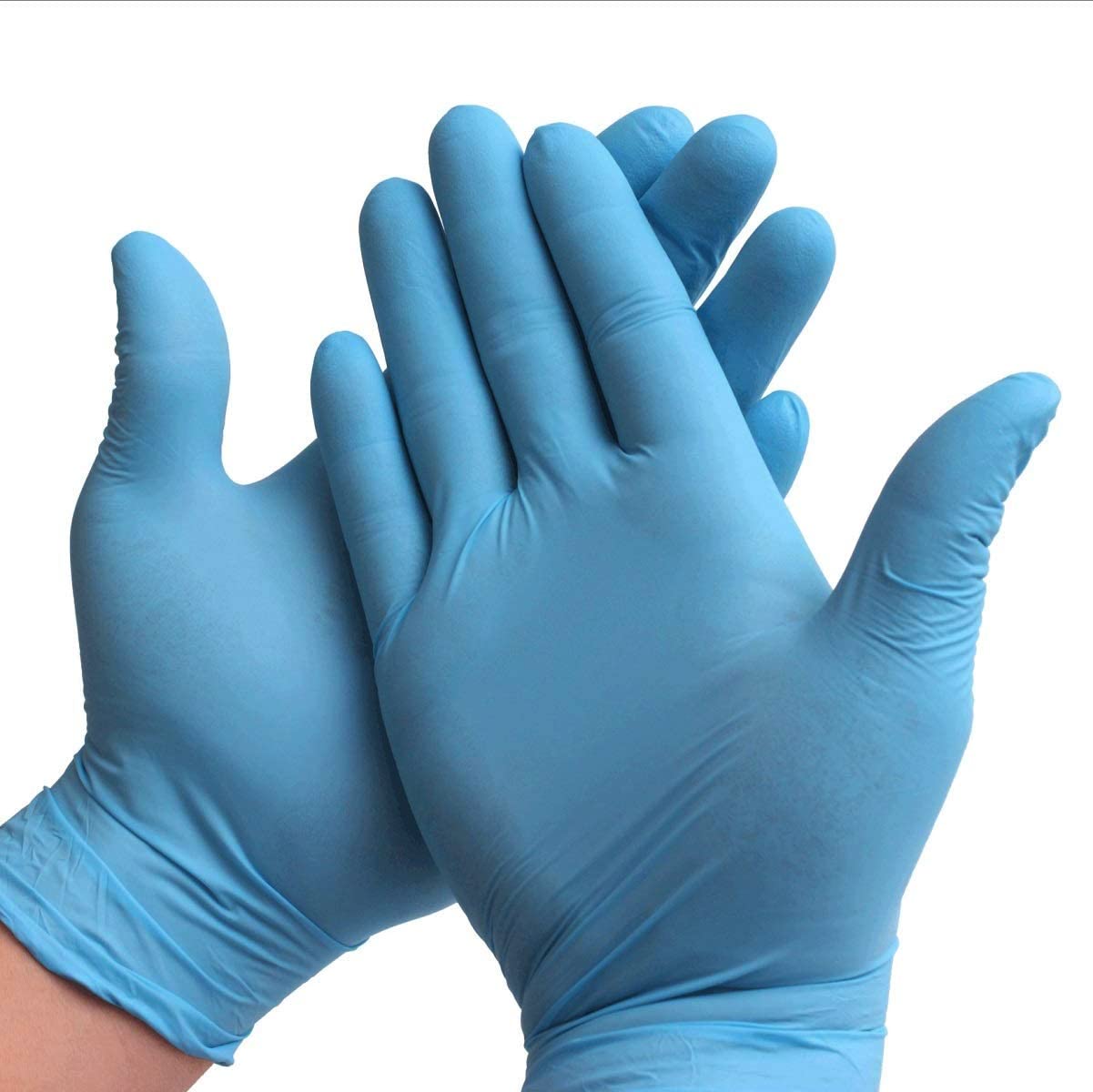 AdvanCare Disposable Nitrile Exam Gloves ANBM10014, Powder Free & Latex Free, Medical Grade (Blue, Small (10 Pack))