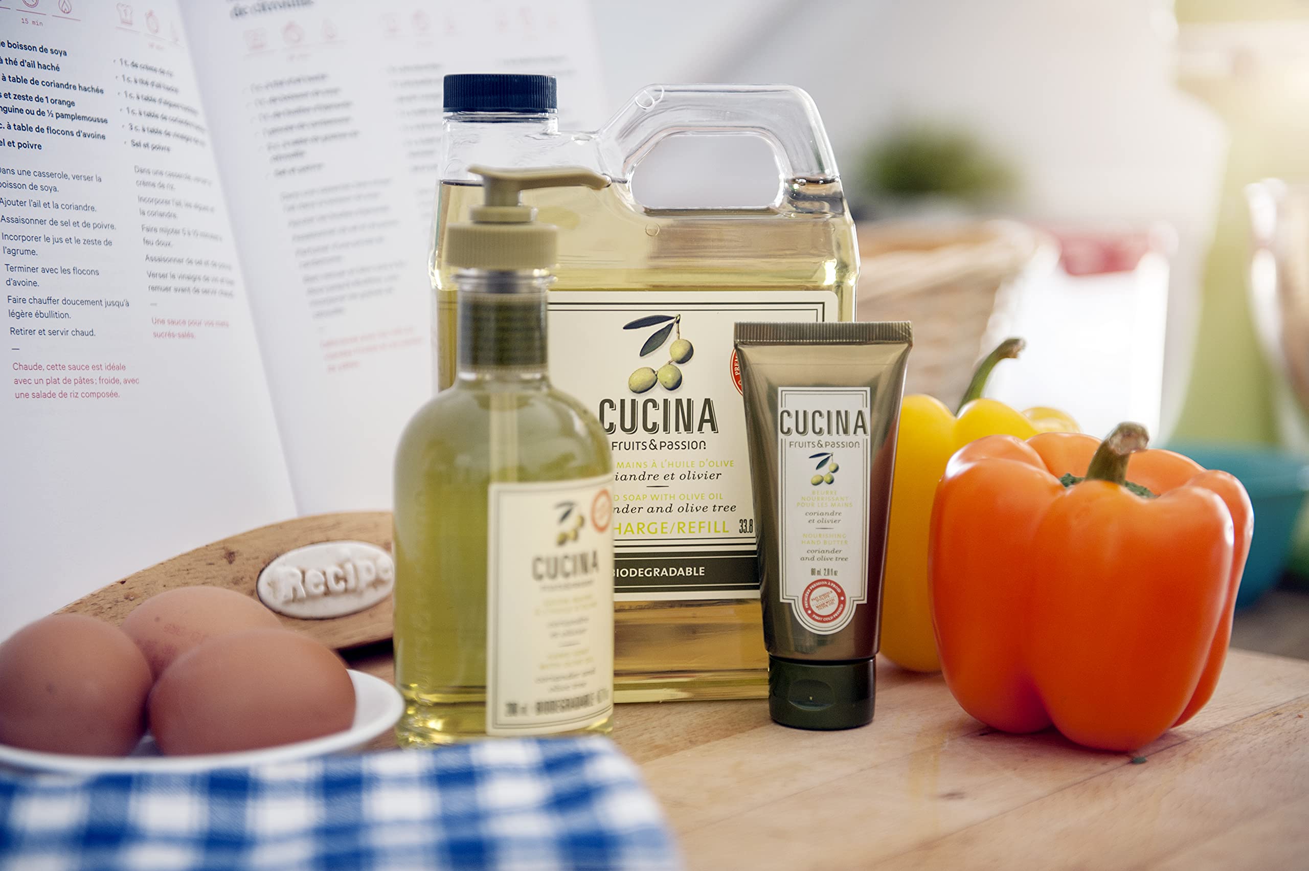 Cucina Coriander and Olive Tree 33.8 oz Purifying Hand Wash Refill