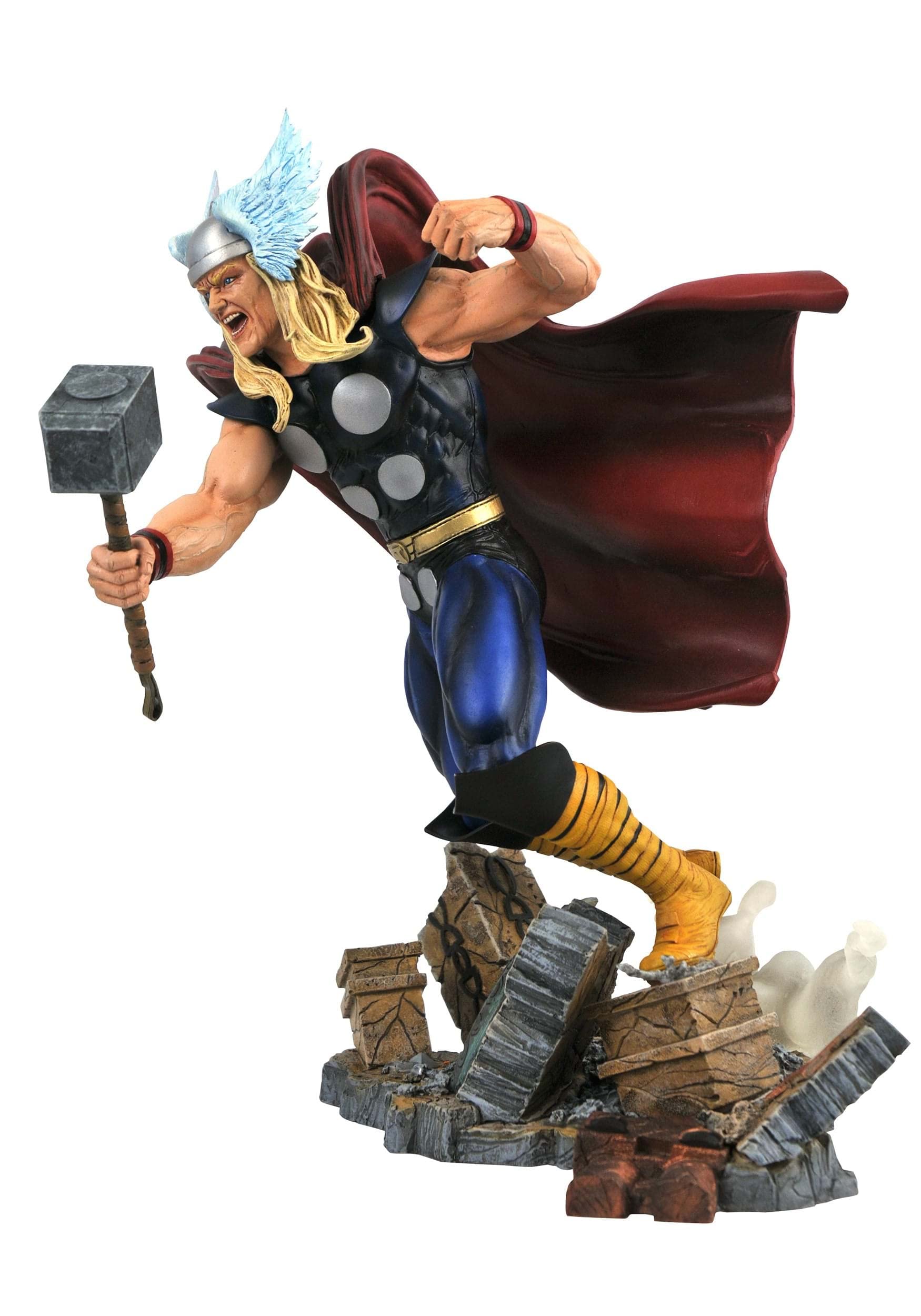 Diamond Select Toys Marvel Gallery Thor PVC Statue, Multicolor, 9 inches
