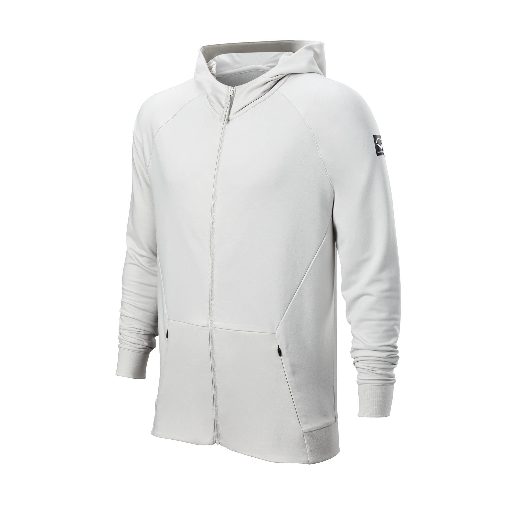 EvoShield Men's Full Zip Hoodie, Pebble, Small