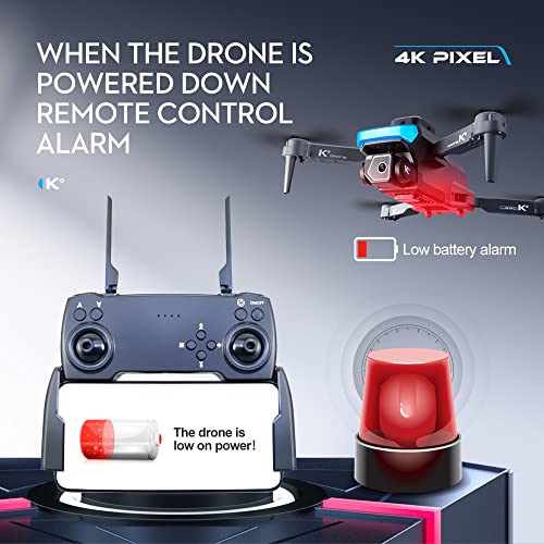 FIRE BULL Drone with Camera for Adults Kids, XT5 1080P FPV Live Video, Foldable WIFI RC Quadcopter with Dual camera switch, VR 3D Experience with 2 Batteriesm for 24 Min Flight, 3 Speeds, Toys Gifts for Boys Girls