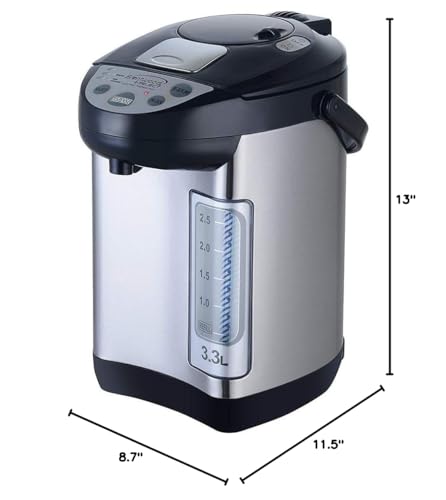 Brentwood Select KT-33BS Electric Instant Hot Water Dispenser, 3.3 Liter, Stainless Steel