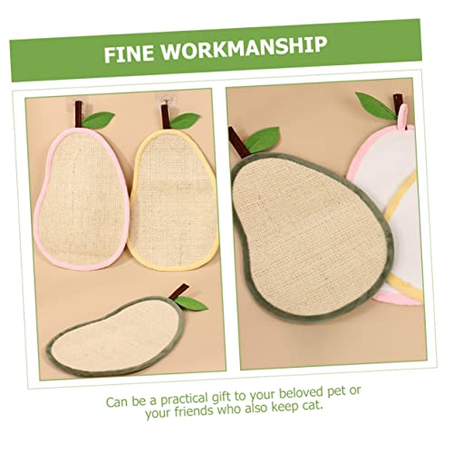 Cat Scratching Post Pets Toys House Toy Cat Sofa Protector Cat Scratcher Mat Natural Sisal Cat Scratcher Kitten Scratching Pad Kitten Scratch Plaything Cat Scratch Plaything Green