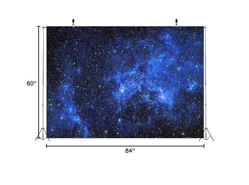 BELECO 7x5ft Fabric Galaxy Stars Backdrop Starry Night Sky Outer Space Galaxy Backdrop Universe Nebula Photography Background Kids Space Party Birthday Baby Shower Decorations Banner Photo Booth Props