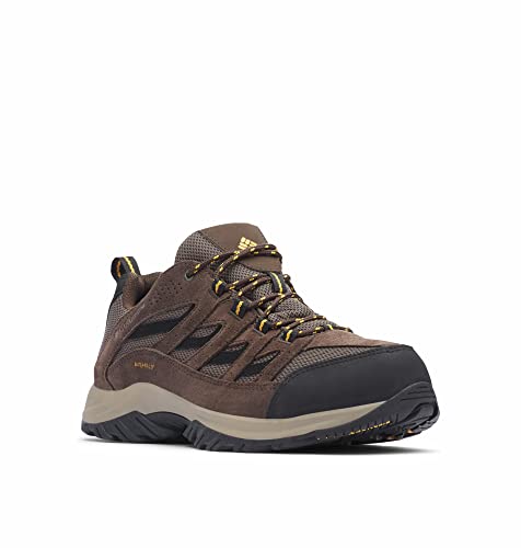 Columbia Men's Crestwood Waterproof, Mud/Squash, 10.5