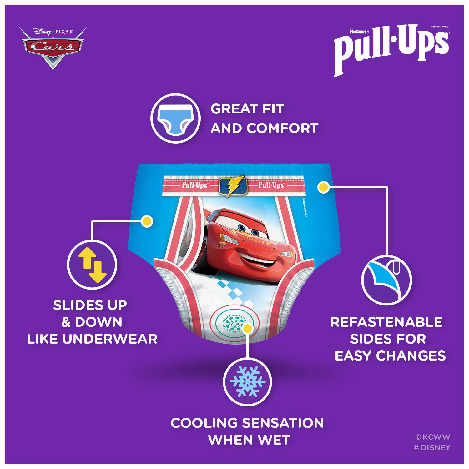 Pull-Ups Cool & Learn Boys' Training Pants, 3T-4T, 84 Ct