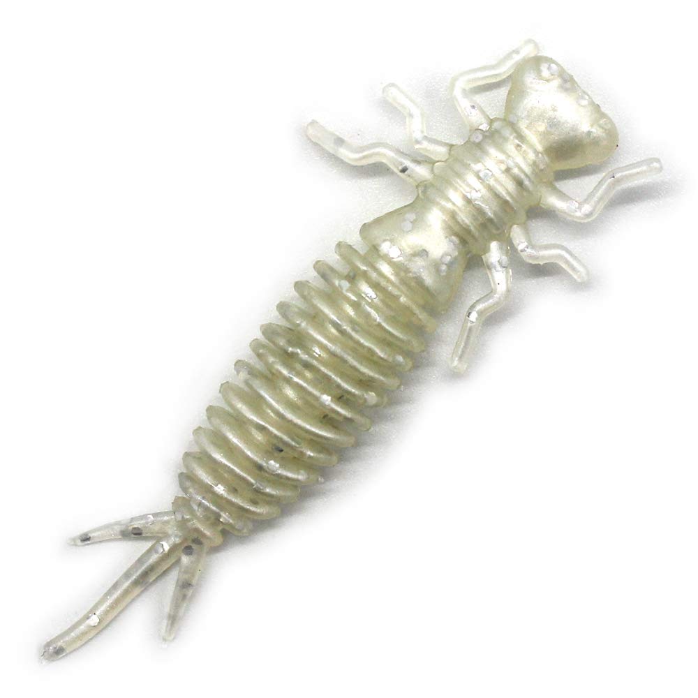 Adygil ADSL109/BRC55 Soft Silicone Lures for Bass, Trout, Crappie, 60pcs/Pack, 6 Colors, 10pcs Each Color.