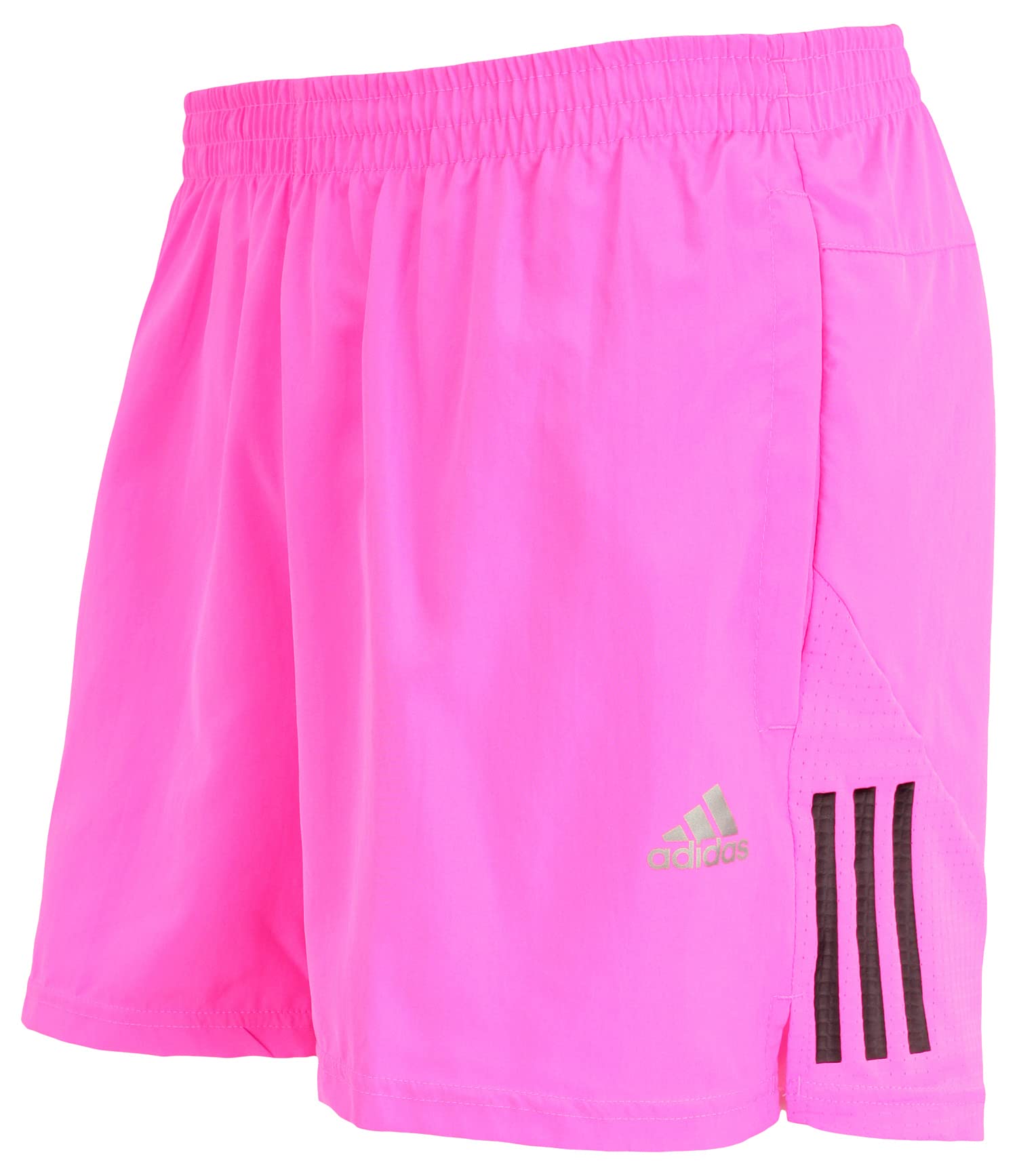 adidas Men's Own The Run 5 Inch Shorts, Screaming Pink Medium