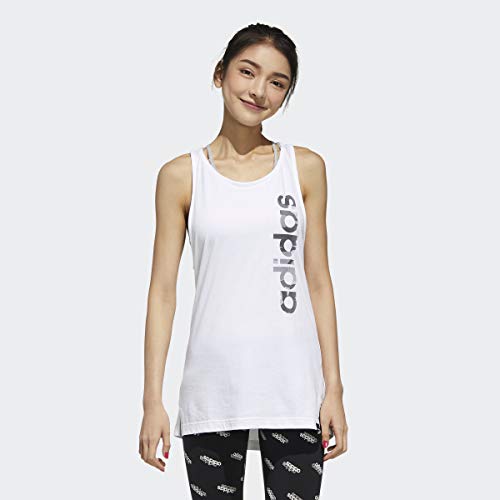 adidas Women's Boxed Camo Tank White/Black Medium