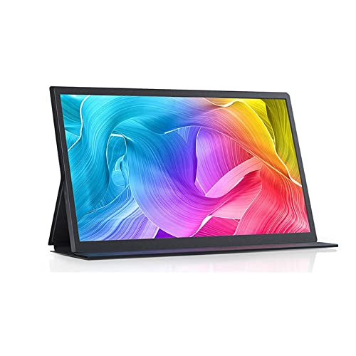 Airr Portable Monitor 17", 1920 x 1080 IPS Display with Mini HDMI/Type-C/USB-C, Dual Built-in Speakers, with Protective case Stand