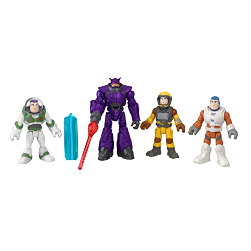 Fisher-Price Disney and Pixar Lightyear Toys, Imaginext Buzz Lightyear Mission Multipack Figure Set for Preschool Pretend Play Ages 3-8 Years