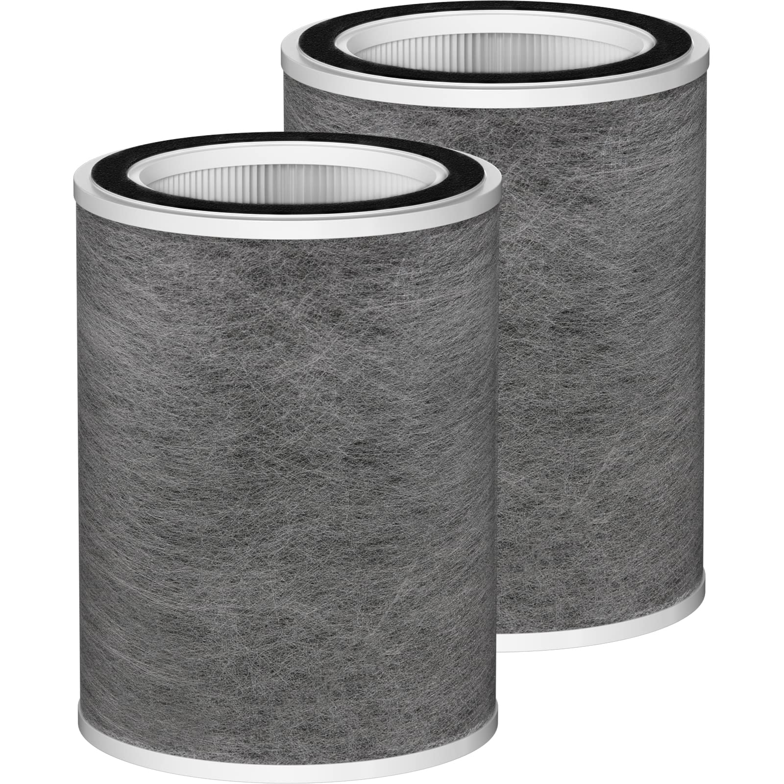 HP201 HEPA Replacement Filter Compatible with Shark HP201 HP202 HP301 HP302 UA205 AP1000 HC501 HC502 Air Cleaner Purifier MAX, Compare to # HE2FKBASMB & HE2FKBAS 2 Pack