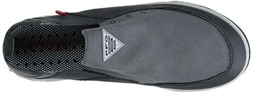 Columbia Mens Bahama Vent PFG Boat Shoe, Titanium MHW/Bright Red, 12 US