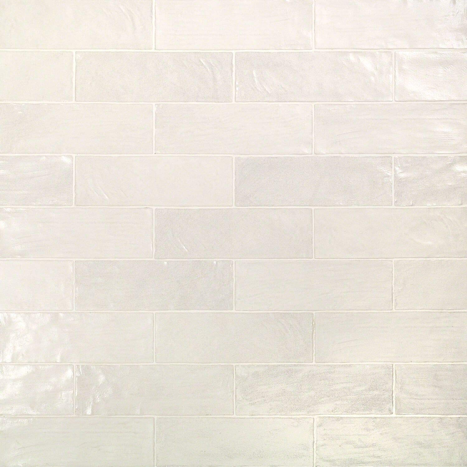 Amagansett White 2 in. x 8 in. Satin Ceramic Wall Tile (38 Pieces 5.38 Sq. Ft. / Box)