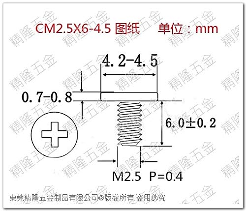 Screw 1000pcs/lot CM2.56 Steel with Black Znic Plus Hard Laptop Screw (Notebook Computer Screw)