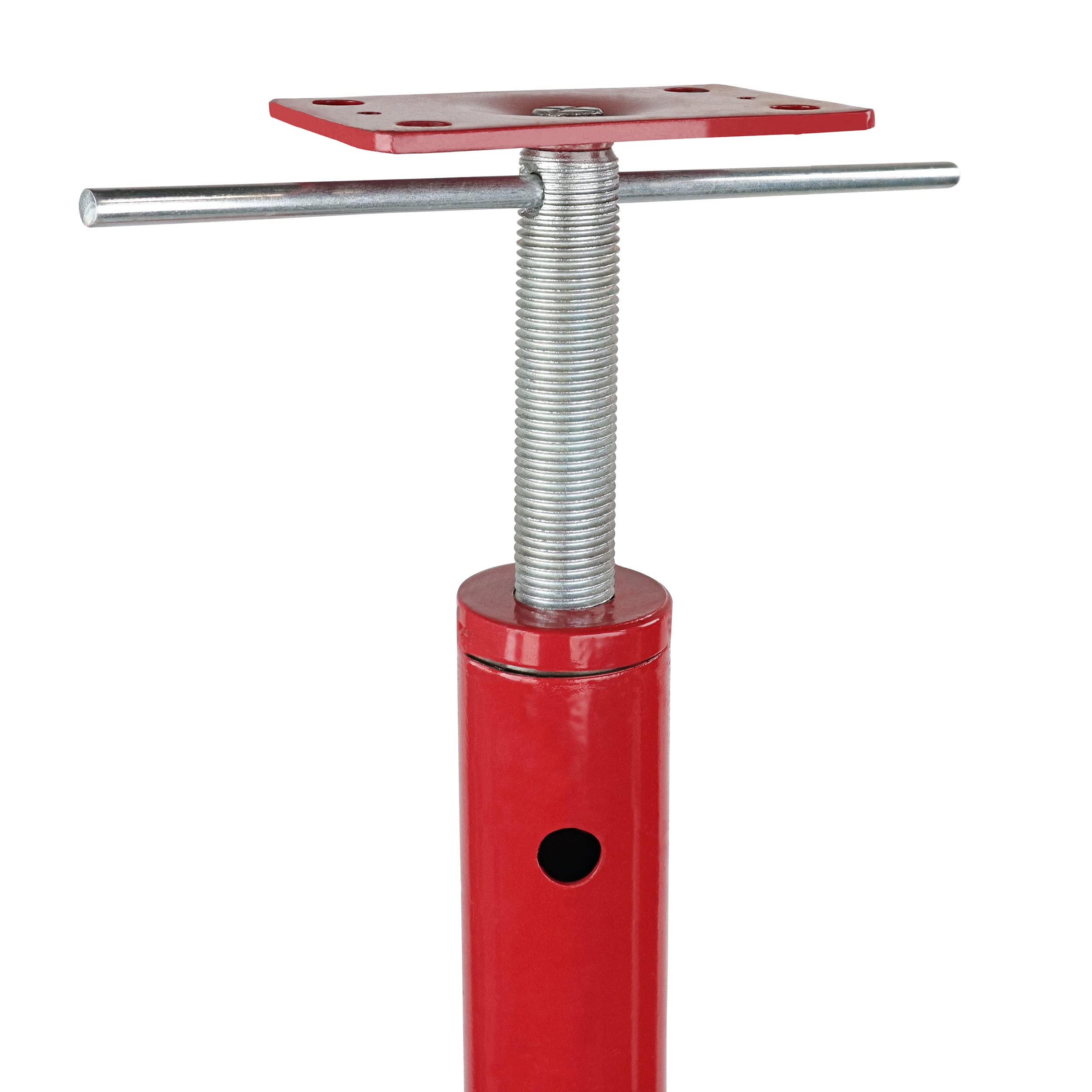 BISupply Basement Floor Jack 19” - 36” Adjustable Support Beam House Jack Post - Floor lifting Joist Beam Brace for Cellar Ceiling 9700 lbs Max Capacity Screw Pole Jack