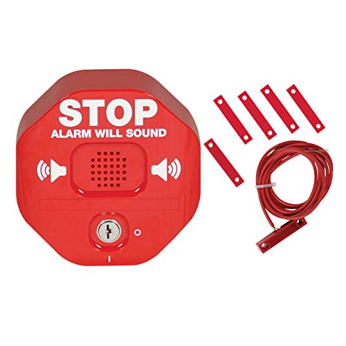 Safety Technology International, Inc. STI-6402 105 dB Exit Stopper® Multifunction Door Alarm for Double Doors with on/off Switch and 9 Volt Battery