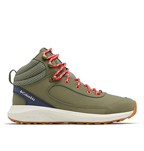 Columbia Women's Trailstorm Peak Mid Hiking Shoe, Stone Green/Nocturnal, 9.5
