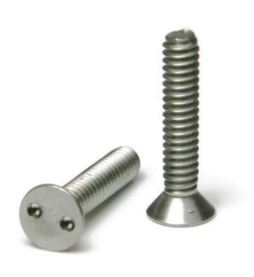 Spanner Security Flat Head Stainless Steel Machine Screws #6-32 x 1 Qty 100
