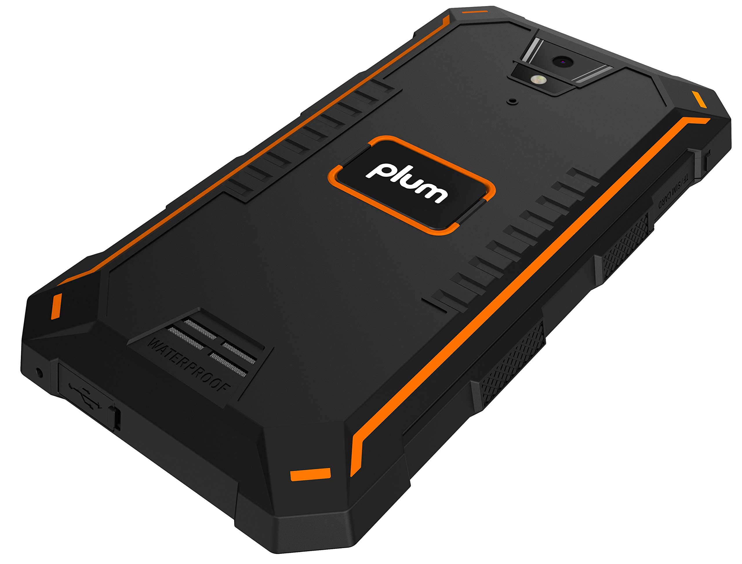 Plum Gator 4 - Rugged Phone Unlocked 4G GSM 13 MP Camera 5" Display IP68 Water Proof Shock Proof 5000 mAh Powerful Battery