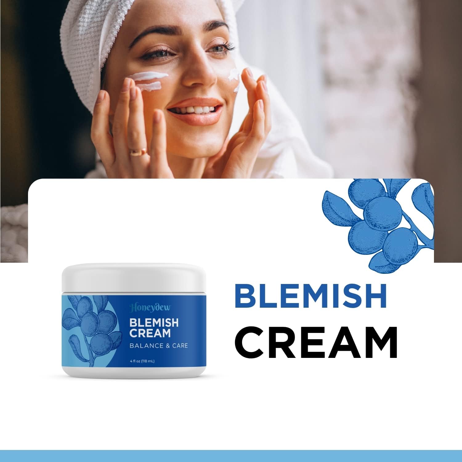 Scar Cream Face and Body Moisturizer - Whipped Blemish Cream for Stretch Marks and Old Scars with Shea Butter - Silicone Free Hydrating Stubborn Scar Cream with Vitamin E for Face and Body Care