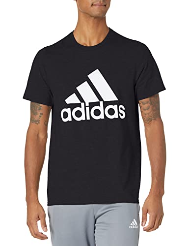 adidas Women's Badge of Sport Tee, Black/White, Small