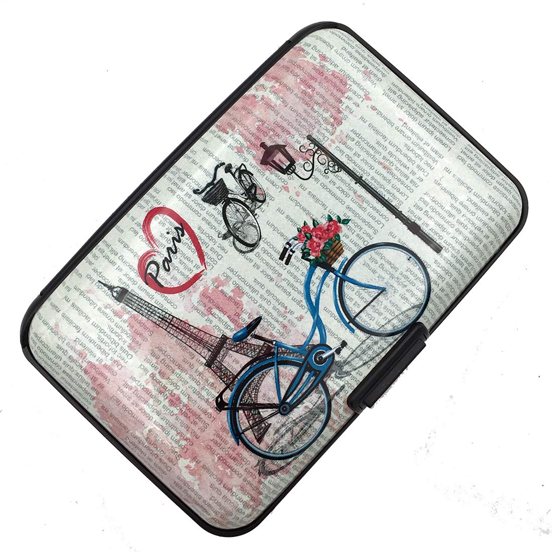 BFL RFID Credit Card Holder for Women or Men, Theft Proof Credit Card Holder, Slim Design Fits in Pocket (Sunset)