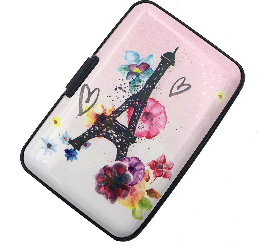 BFL RFID Credit Card Holder for Women or Men, Theft Proof Credit Card Holder, Slim Design Fits in Pocket (Tower)
