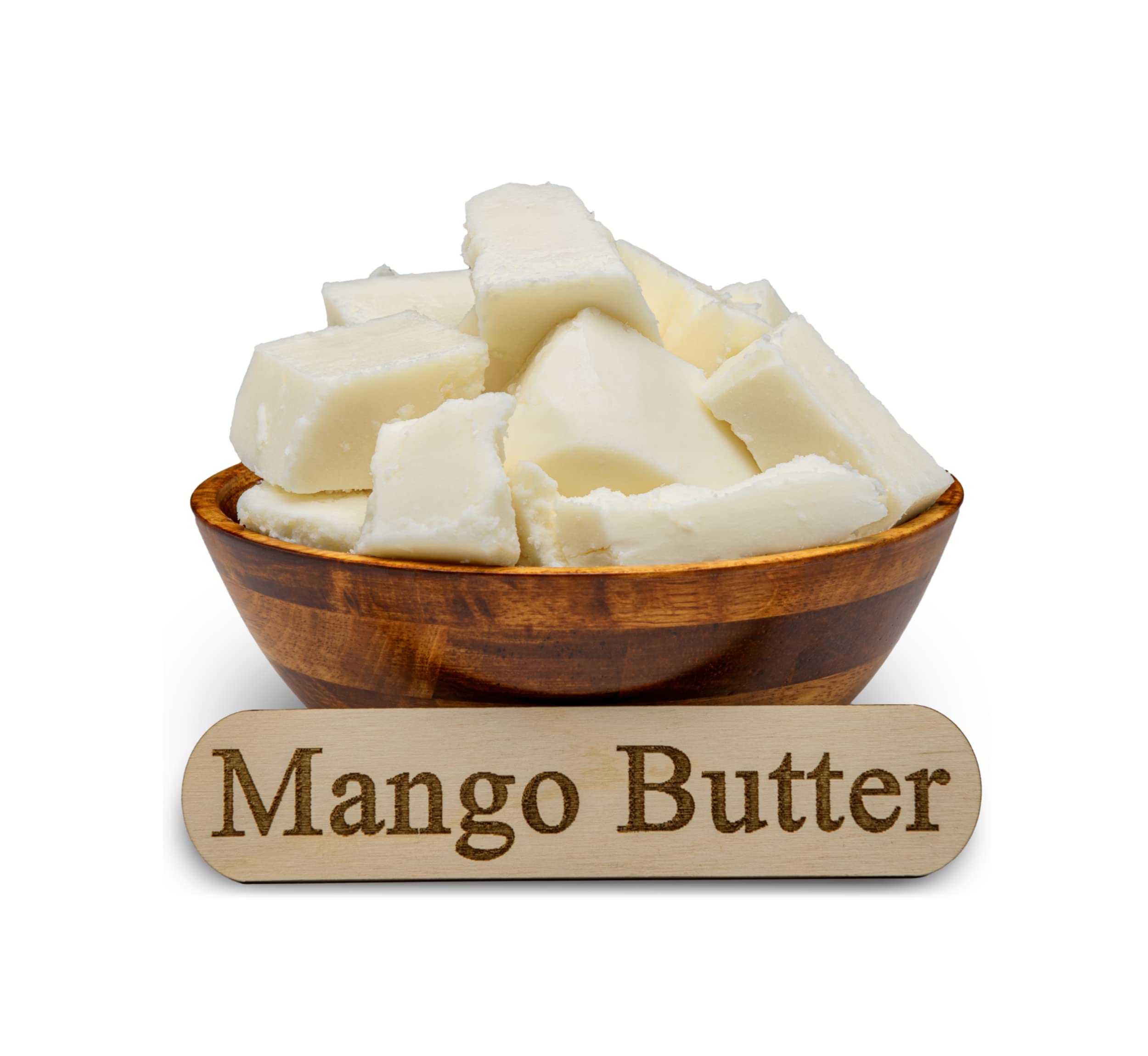 Raw Mango Butter 3 lbs. Bulk Jar - 100% Pure Natural Unrefined - Great for Skin, and Hair Growth. DIY Soap Making, Body Butters, Lotions and Creams.