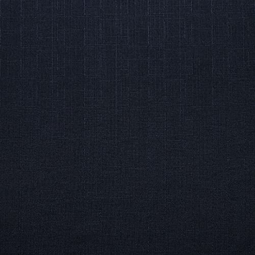 Exclusive Home Loha Linen Grommet Top Curtain Panel Pair, 54"x108", Peacoat Blue