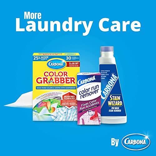 Carbona Washing Machine Cleaner with Activated Charcoal | Removes Odor-Causing Residues | Works in Standard & High Efficiency Washing Machines | 8.4 FL Oz, 1 Pack