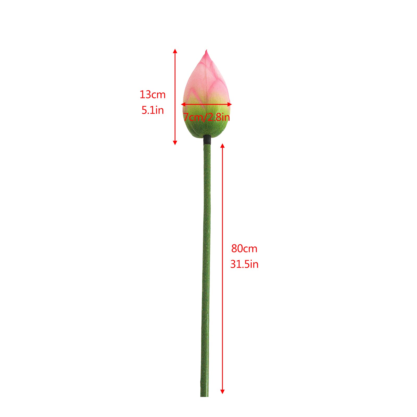BHSHUXI 8 pcs Lotus Decorative Simulated Artificial Lotus Flower Artificial Floating Lotus Flower Foam Pond Decoration Plants Artificial Lotus Bud Bouquet Bunch for Garden Pool Fish Tank Decor