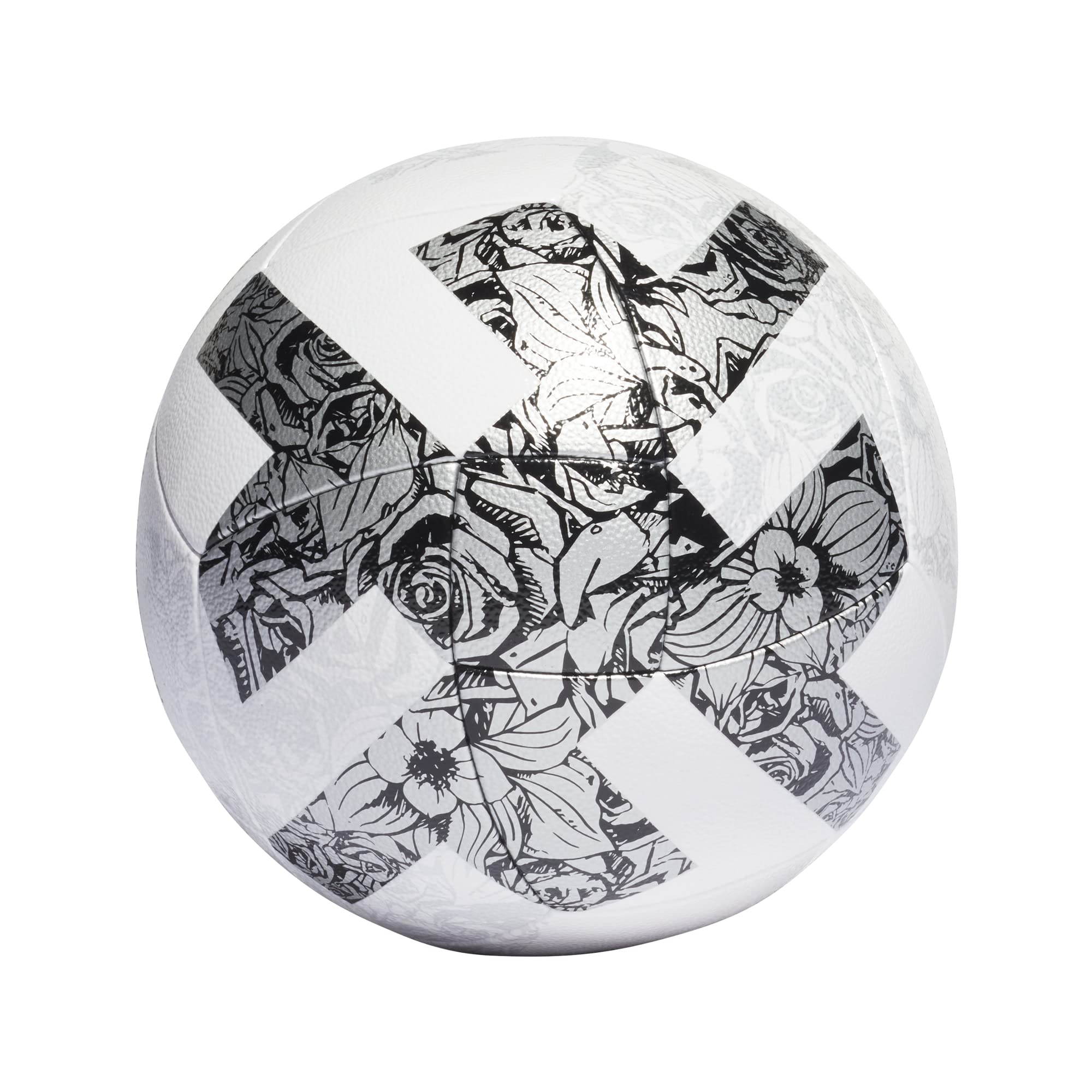 adidas Unisex-Adult MLS Competiton Nativo Ball, White/Black/Iron Metallic, 5