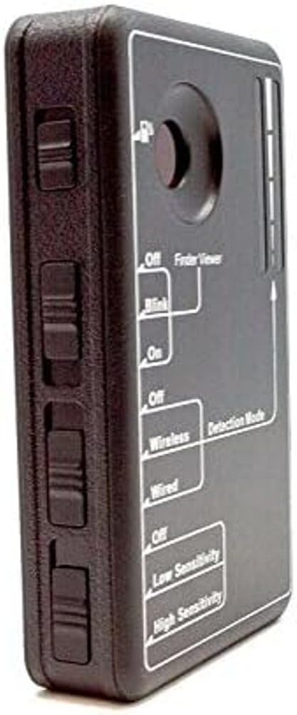 KJB RD-30 LawMate Pocket RF Detector, 3 Modes of Detections, Quickly Finds Hidden Cameras Using The Hidden Camrea Lens Finder, Can Detected Wired Cameras, Low and High Sensitivity