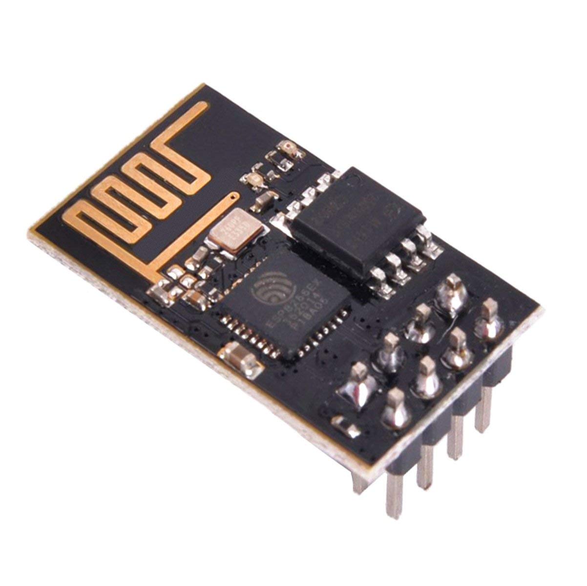 HiLetgo 3pcs ESP8266 ESP-01 Serial WiFi Wireless Transceiver Wireless Module Development Board LWIP AP+STA Compatible with Arduino