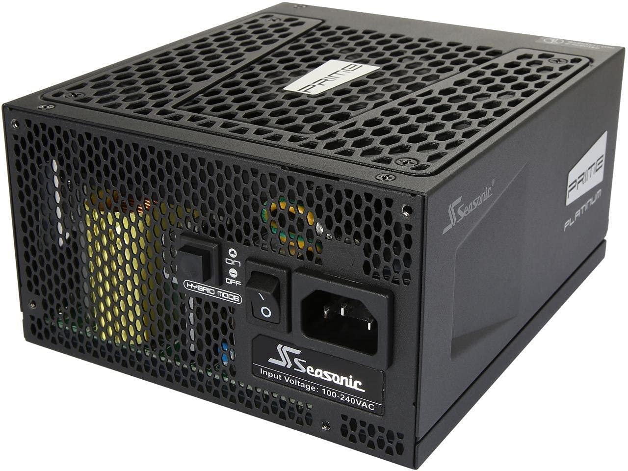 Seasonic PRIME 1000 Platinum SSR-1000PD 1000W 80+ Platinum ATX12V & EPS12V Full Modular 135mm FDB Fan Power On Self Tester Power Supply