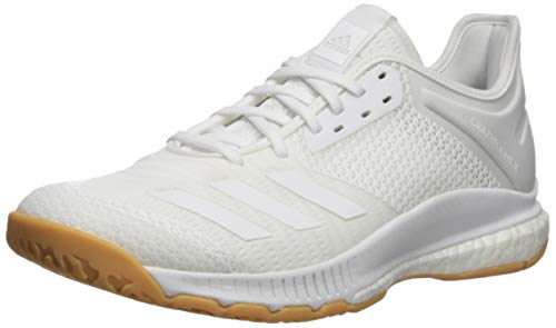 adidas Women's Crazyflight X 3 Volleyball Shoe, White/Gum, 14 M US