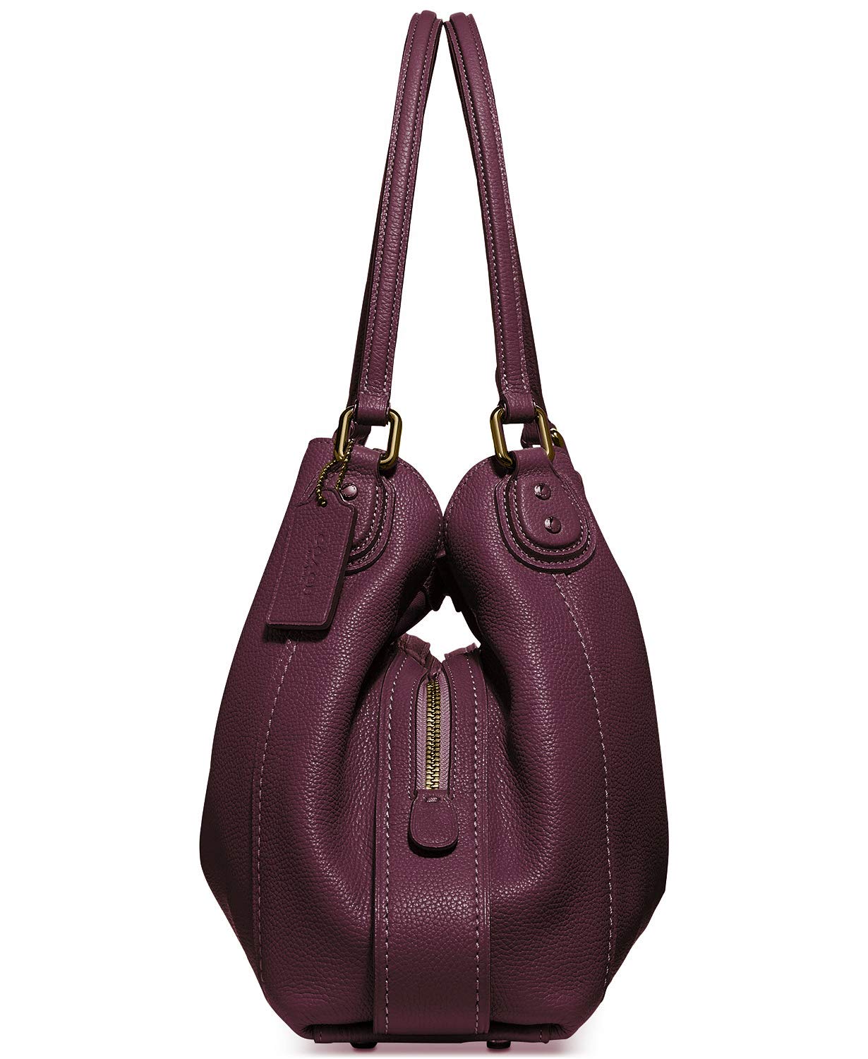 Coach Edie Shoulder Bag 31 Oxblood/Light Gold