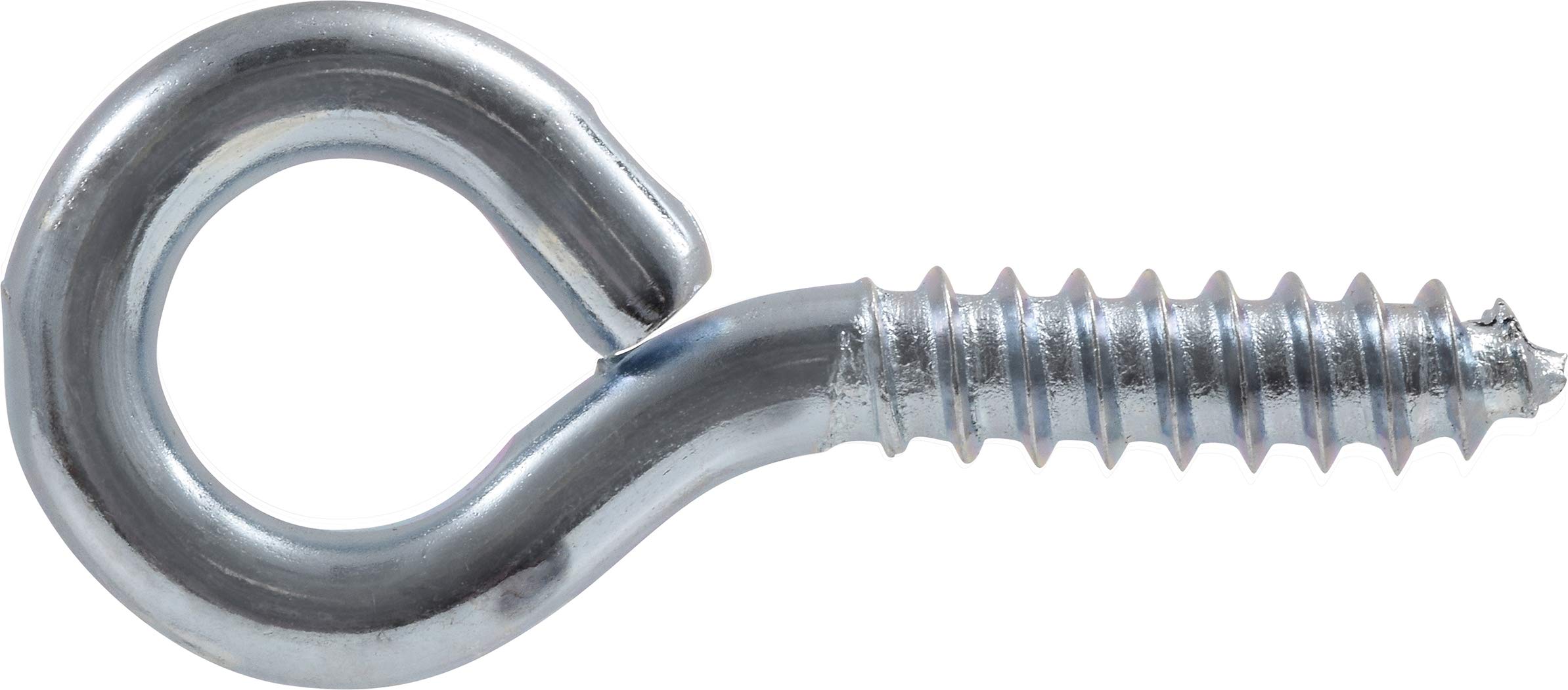 Hillman 320048 .106 x 1-1/8" Zinc-Plated Medium Screw Eye 100-Pack