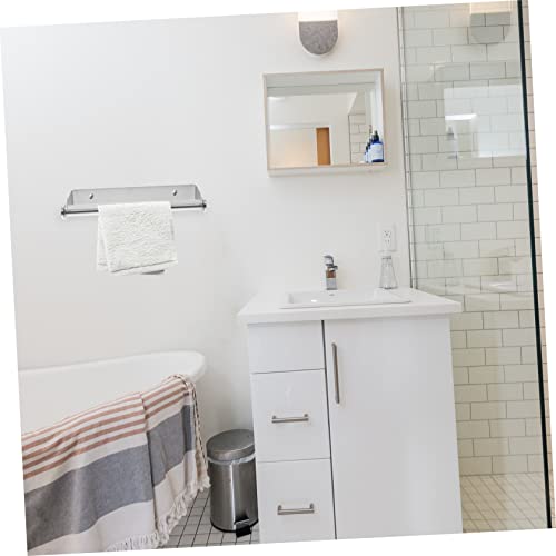 DOITOOL 5pcs and Single Holder Towel Rack Shelf Plastic Toilet Racks Mount Dispenser Organizer Wall Steel Gold Stainless Wrap with Cm Rod Metal Screws Hangers Kitchen for Mounted Bar