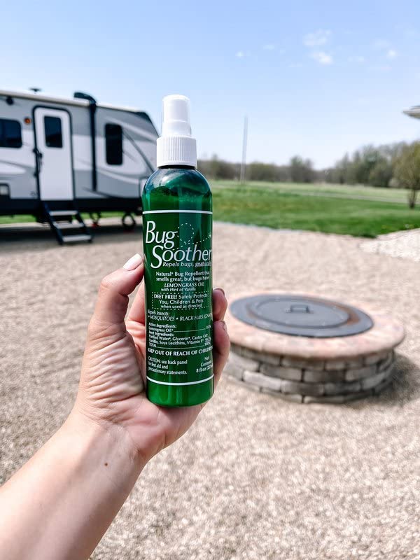 Bug Soother Spray Large Family Pack - Natural Insect, Gnat and Mosquito Repellent & Deterrent - Safe Bug Spray for Adults, Kids, Pets, & Environment - Made in USA